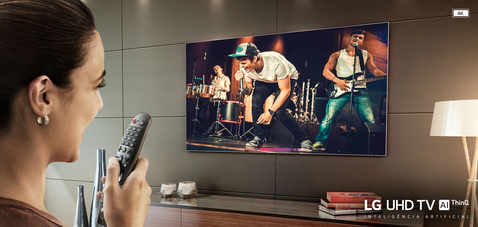 Linha de TVs LG UHD AI ThinQ UQ8050PSB